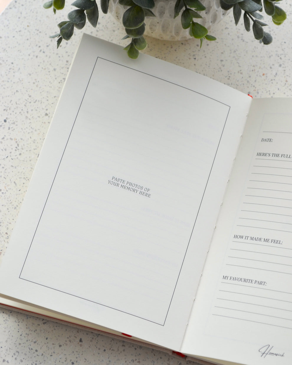 A Date To Remember Keepsake Journal – Officially Homesick